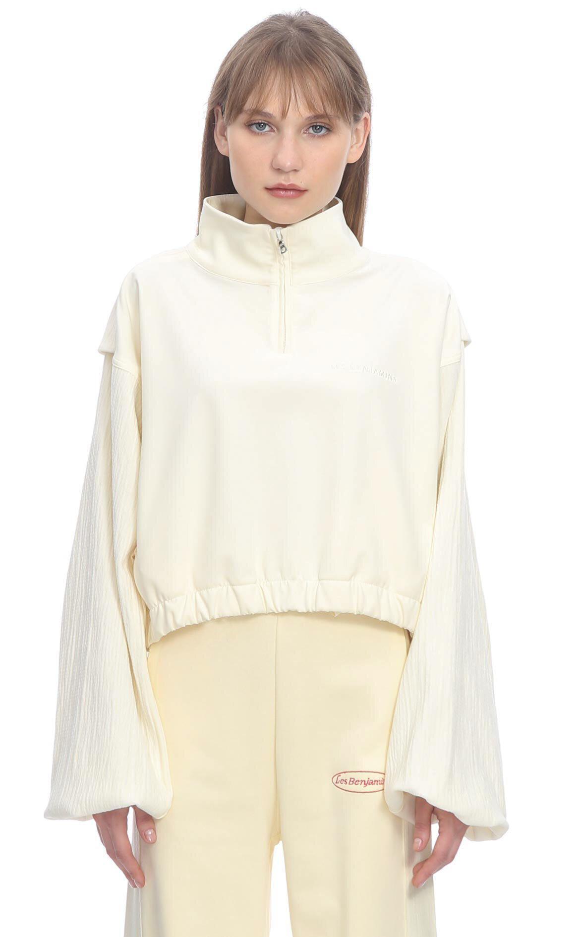 Les Benjamins-Les Benjamins Beyaz Sweatshirt Les Benjamins-Les Benjamins Beyaz Sweatshirt