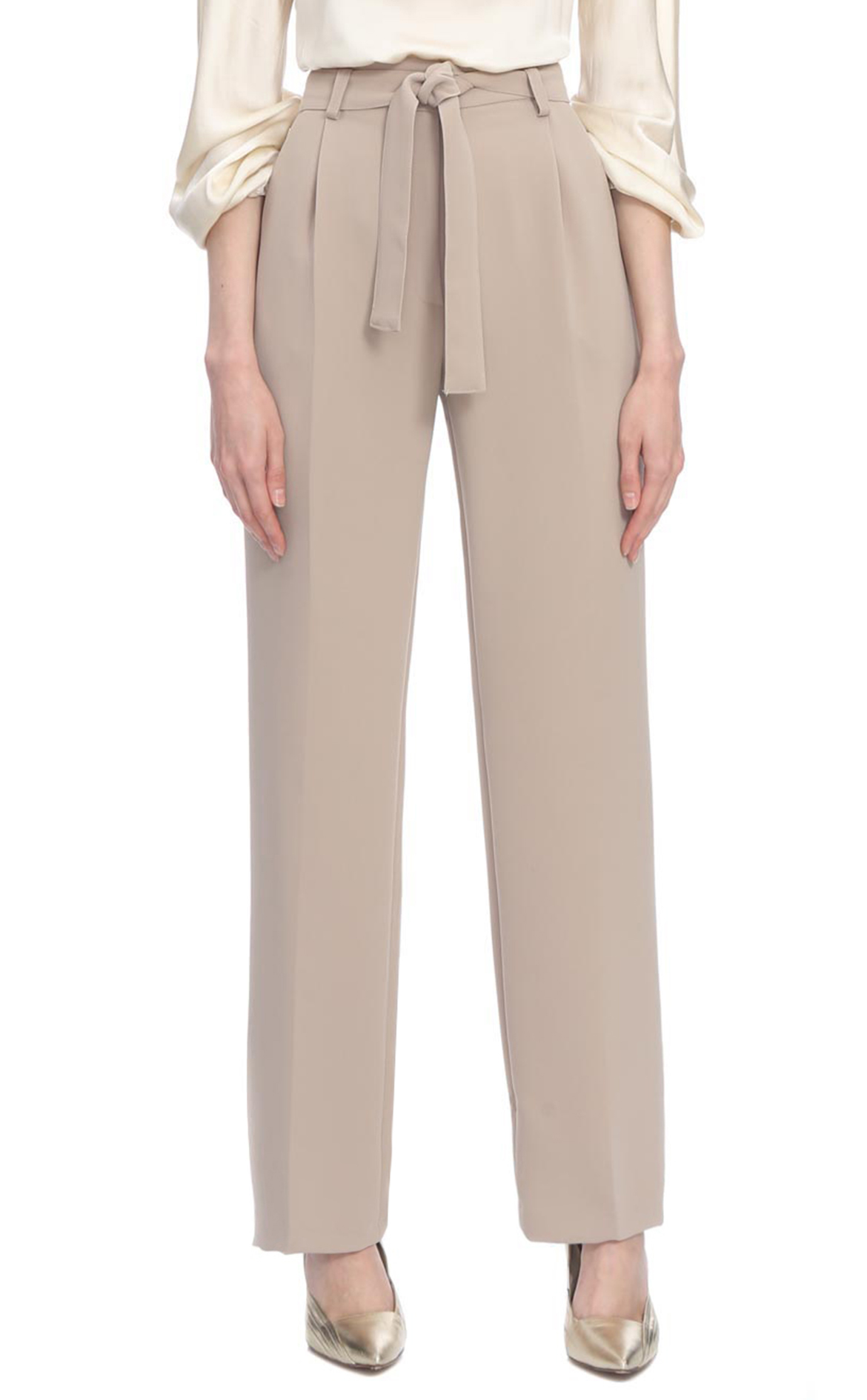 Cara Lotti Kadın Bej Pantolon CLT5990C1504-BEIGE - Brandroom