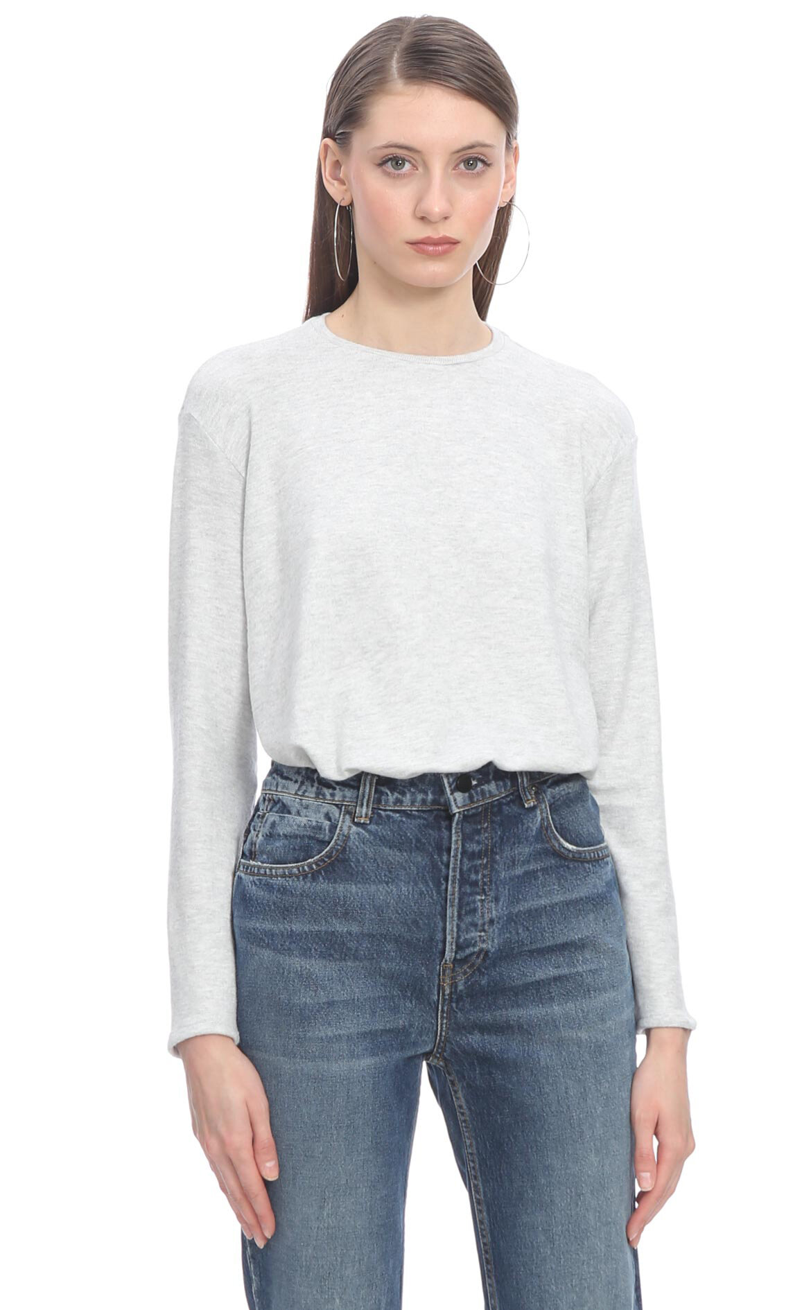 Diza Gabo-Dıza Gabo Gri Bluz