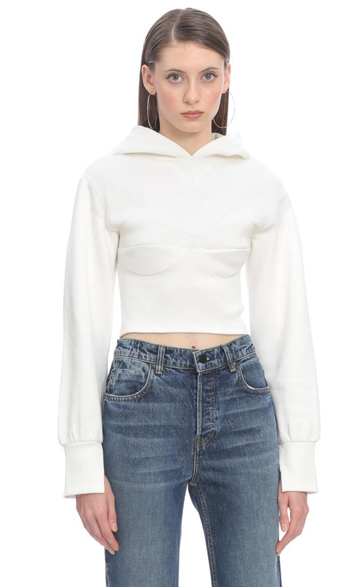 Auric-Auric Beyaz Sweatshirt Auric-Auric Beyaz Sweatshirt