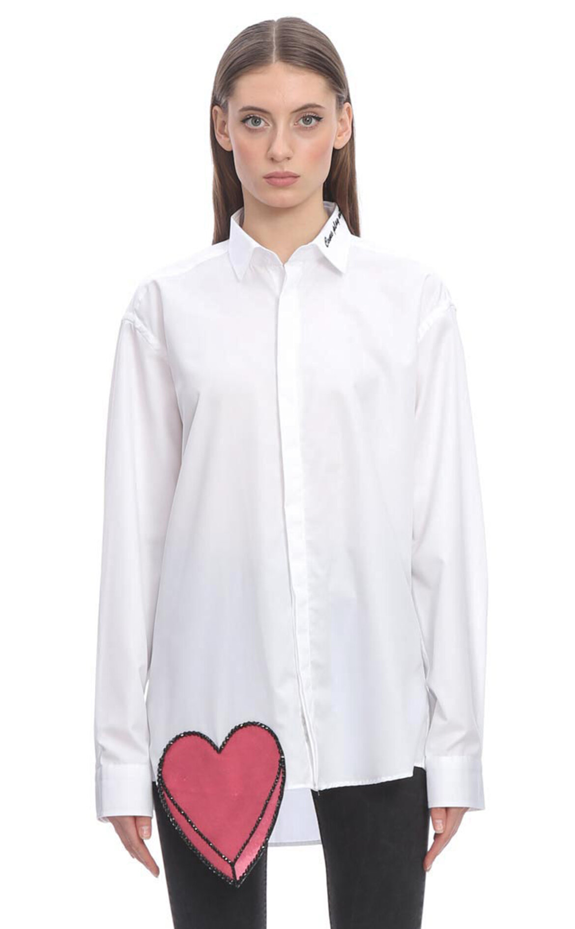 K Koncept-K Koncept Beyaz Gömlek