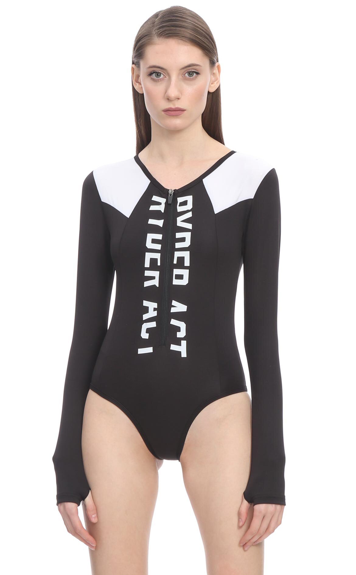 Ryder Act-Ryder Act Siyah/Beyaz BodySuits Ryder Act-Ryder Act Siyah/Beyaz BodySuits