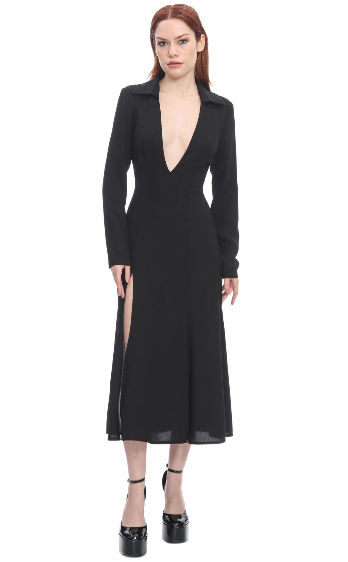 Quatervois-Quartervois Siyah Elbise