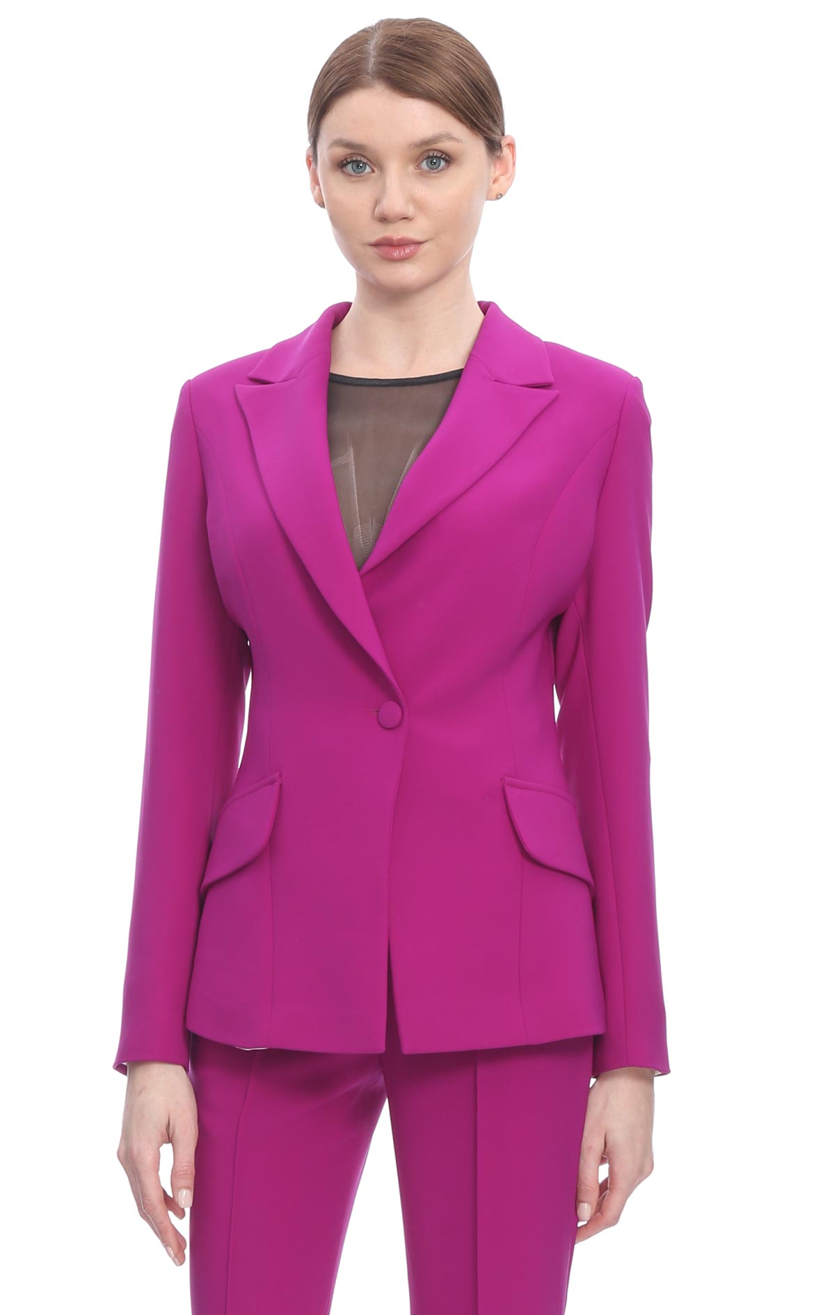 Belma Tvico-Belma Tvico Fuşya Ceket