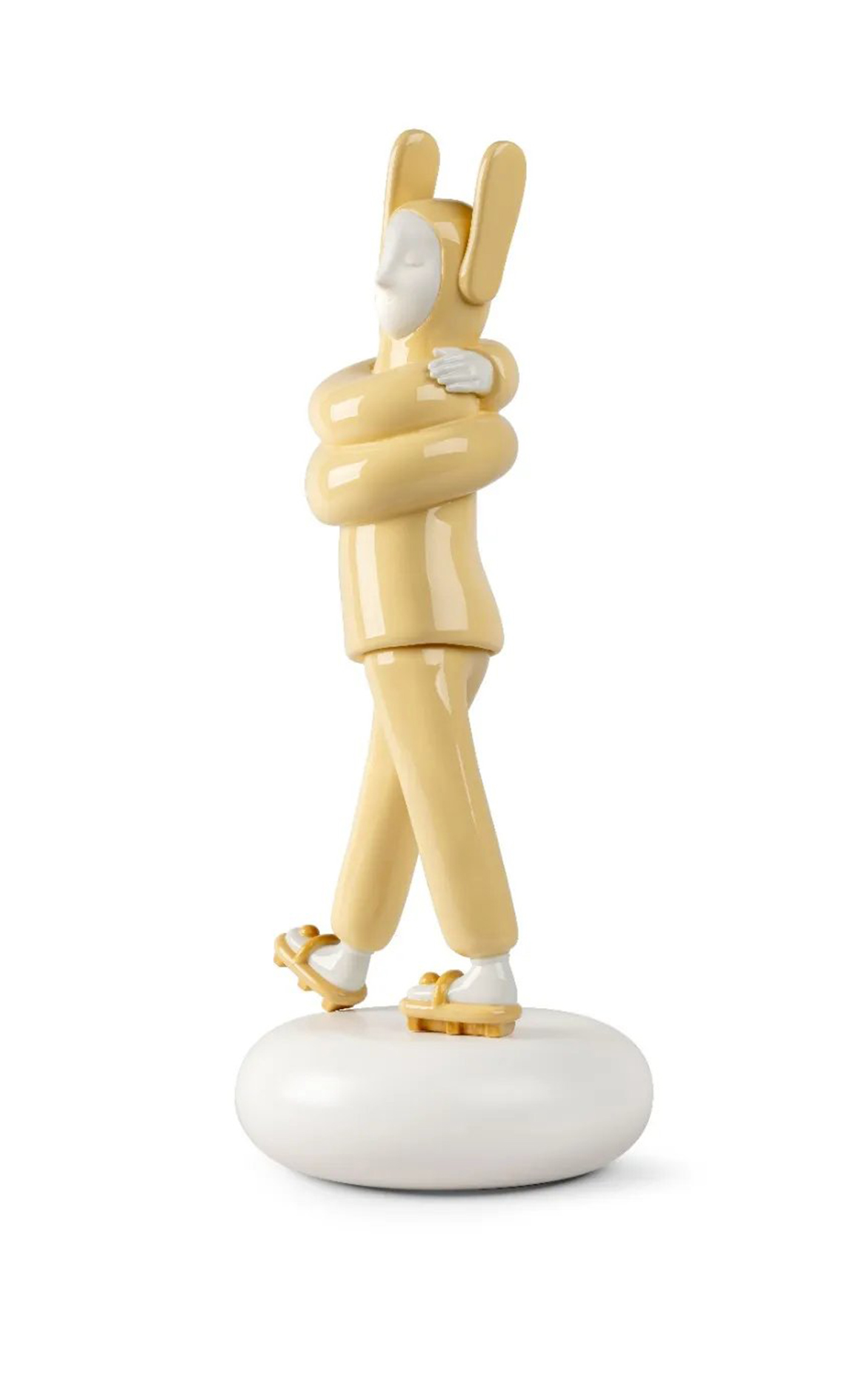 Lladro-Kucaklaşma Sarı Heykel Lladro-Kucaklaşma Sarı Heykel