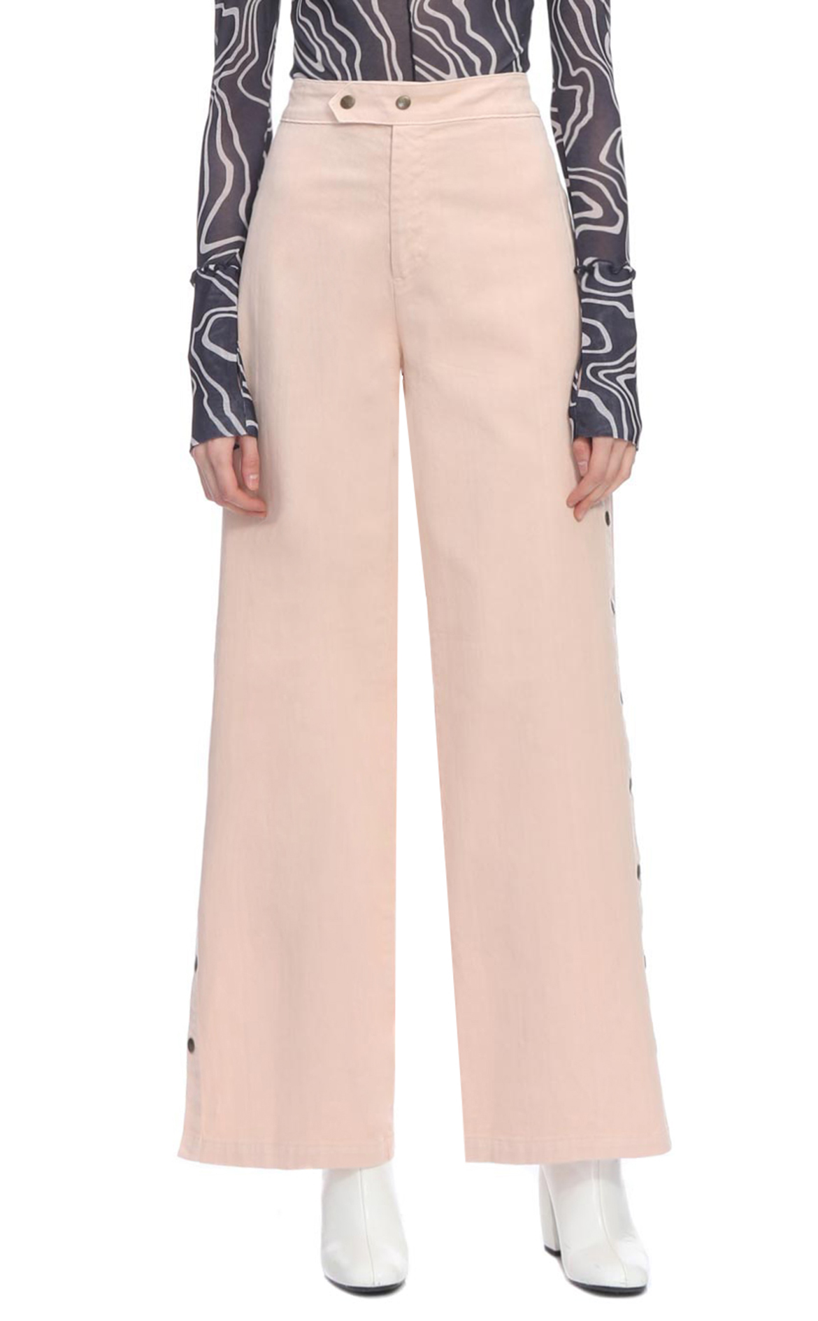 Cotier Denim-Cotier Denim Pembe Pantolon Cotier Denim-Cotier Denim Pembe Pantolon