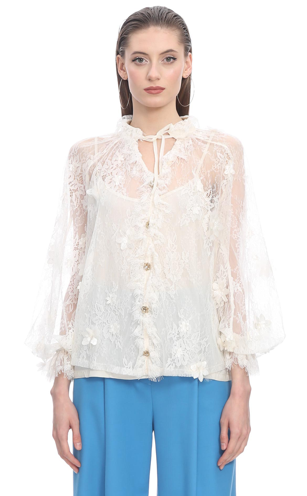 AISA-Aisa Ekru Gömlek AISA-Aisa Ekru Gömlek