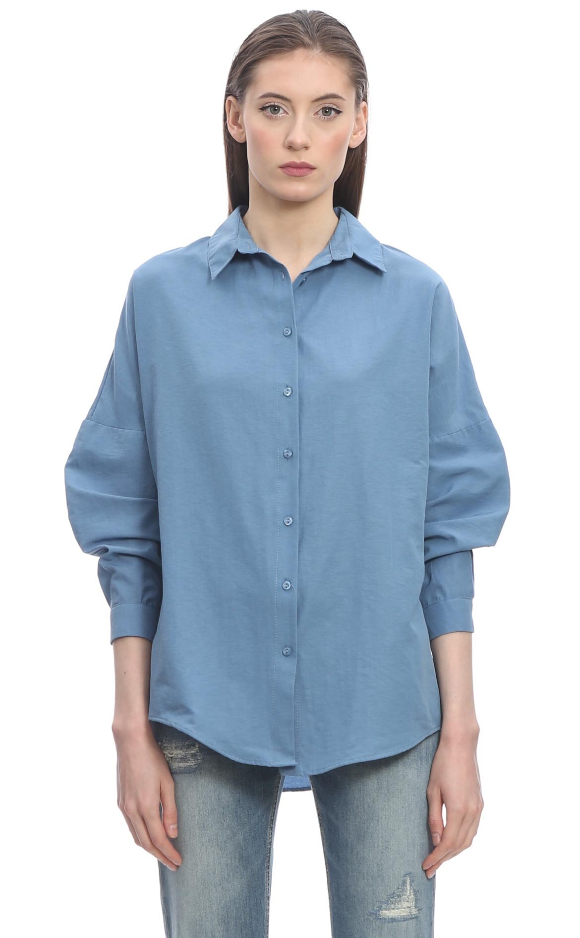 Aeedam-Aeedam Mavi Gömlek