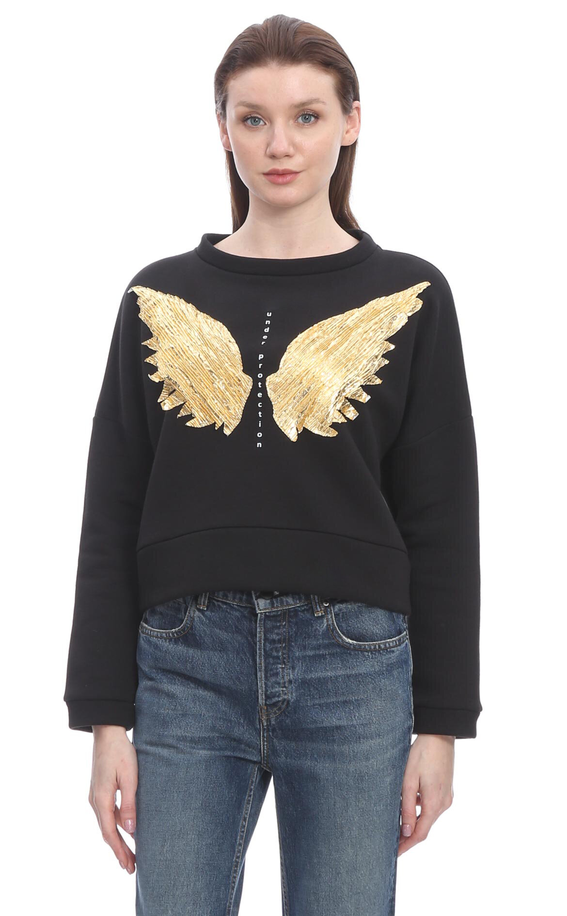 Be Mine-Be Mine Siyah Sweatshirt