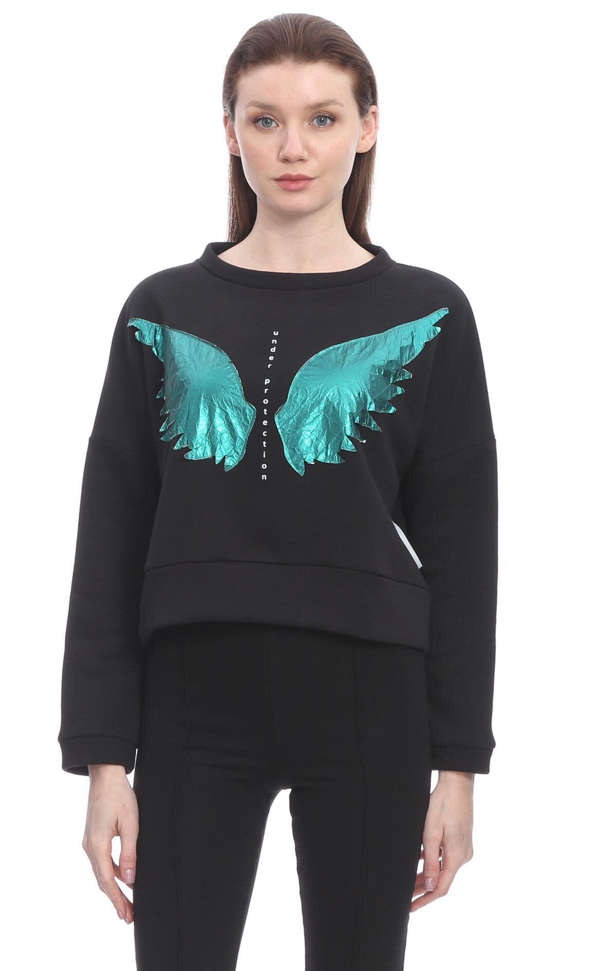 Be Mine-Be Mine Siyah Sweatshirt