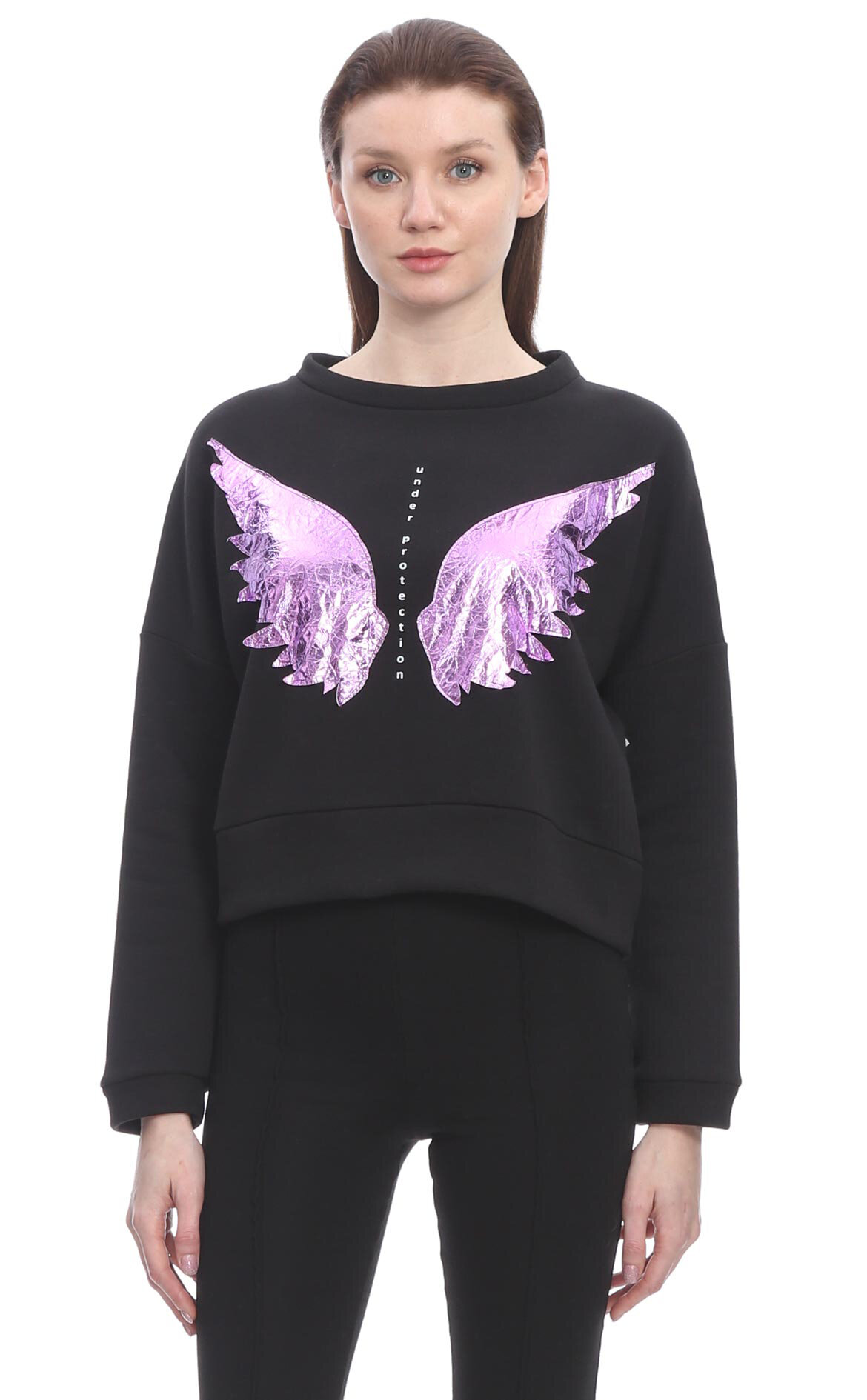 Be Mine-Be Mine Siyah Sweatshirt