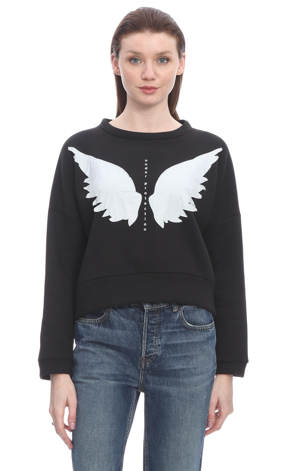 Be Mine-Be Mine Siyah Sweatshirt