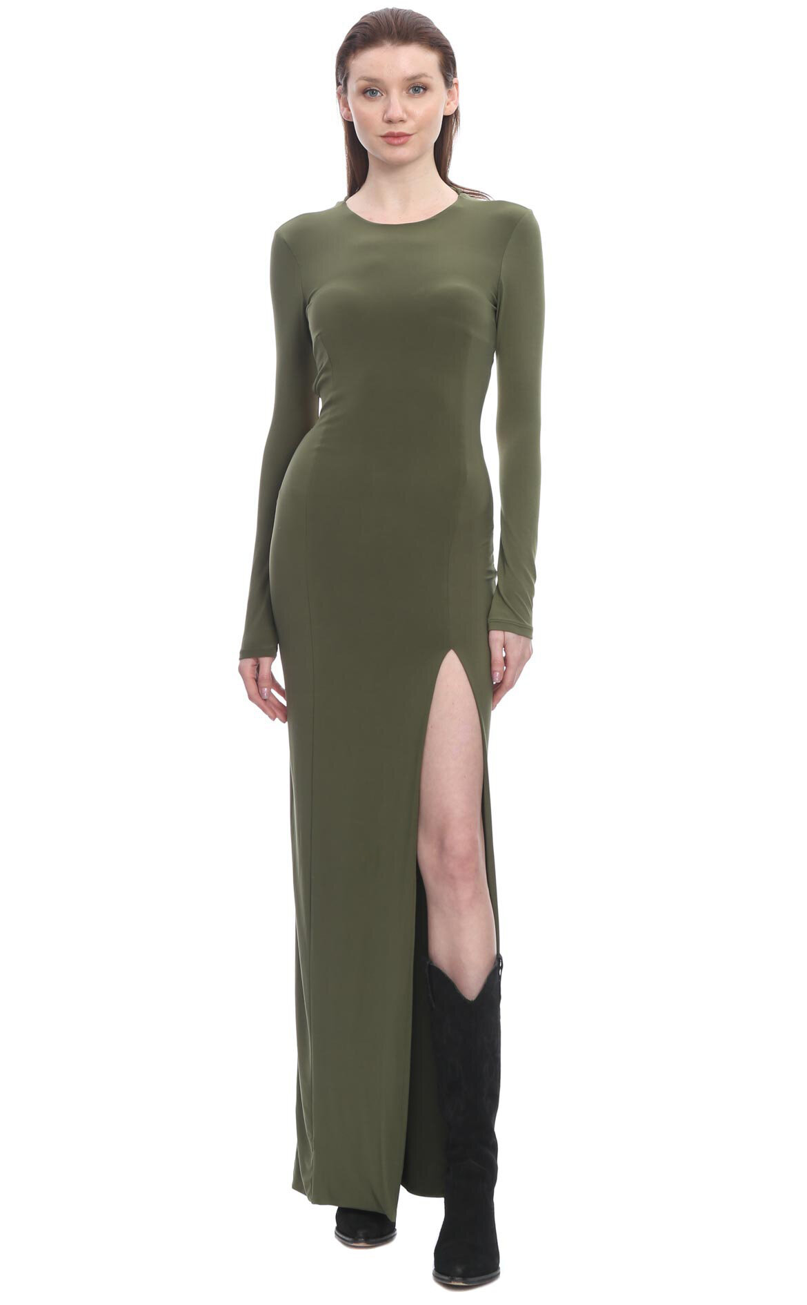 Sovaye-Sovaye Yeşil Elbise