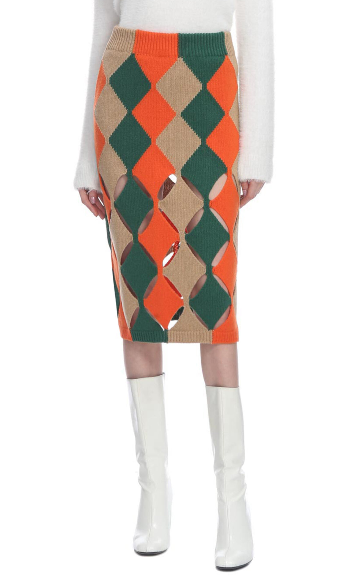 Atelier38-Atelier38 Renkli Etek