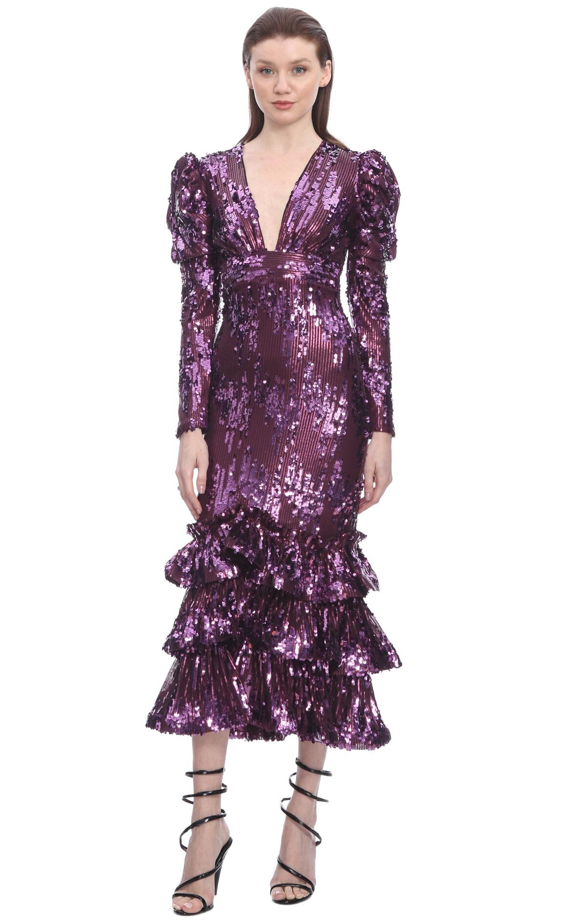 Nur Karaata-Nur Karaata Mor Elbise Nur Karaata-Nur Karaata Mor Elbise