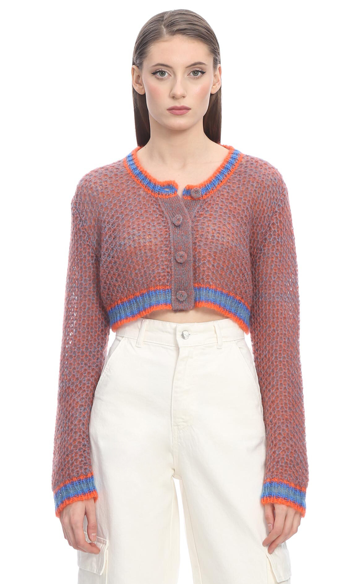 Atelier38-Atelier38 Renkli Hırka