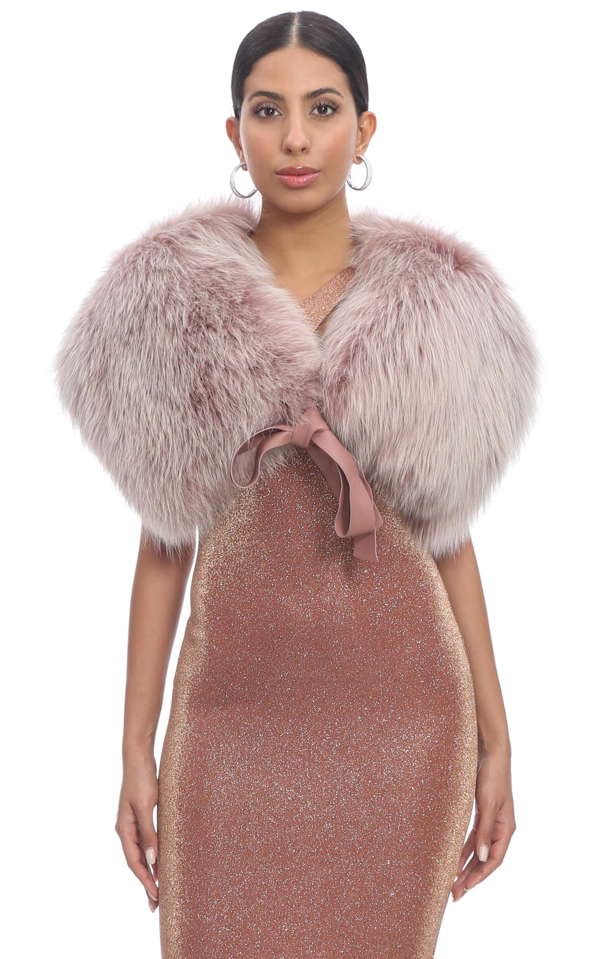 Elie Saab-Elie Saab Pembe Kürk Elie Saab-Elie Saab Pembe Kürk