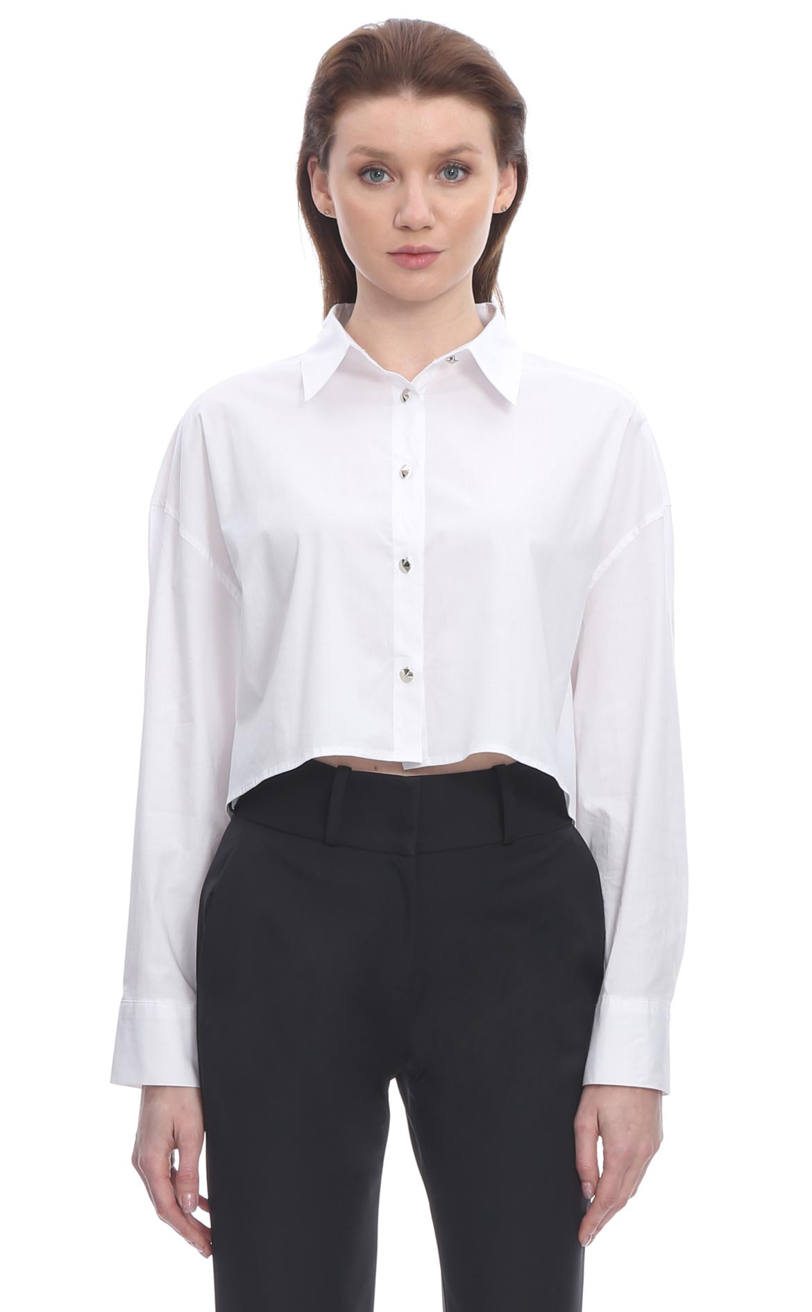 Sezgi Tüzel-Sezgi Tuzel Beyaz Kısa Gömlek