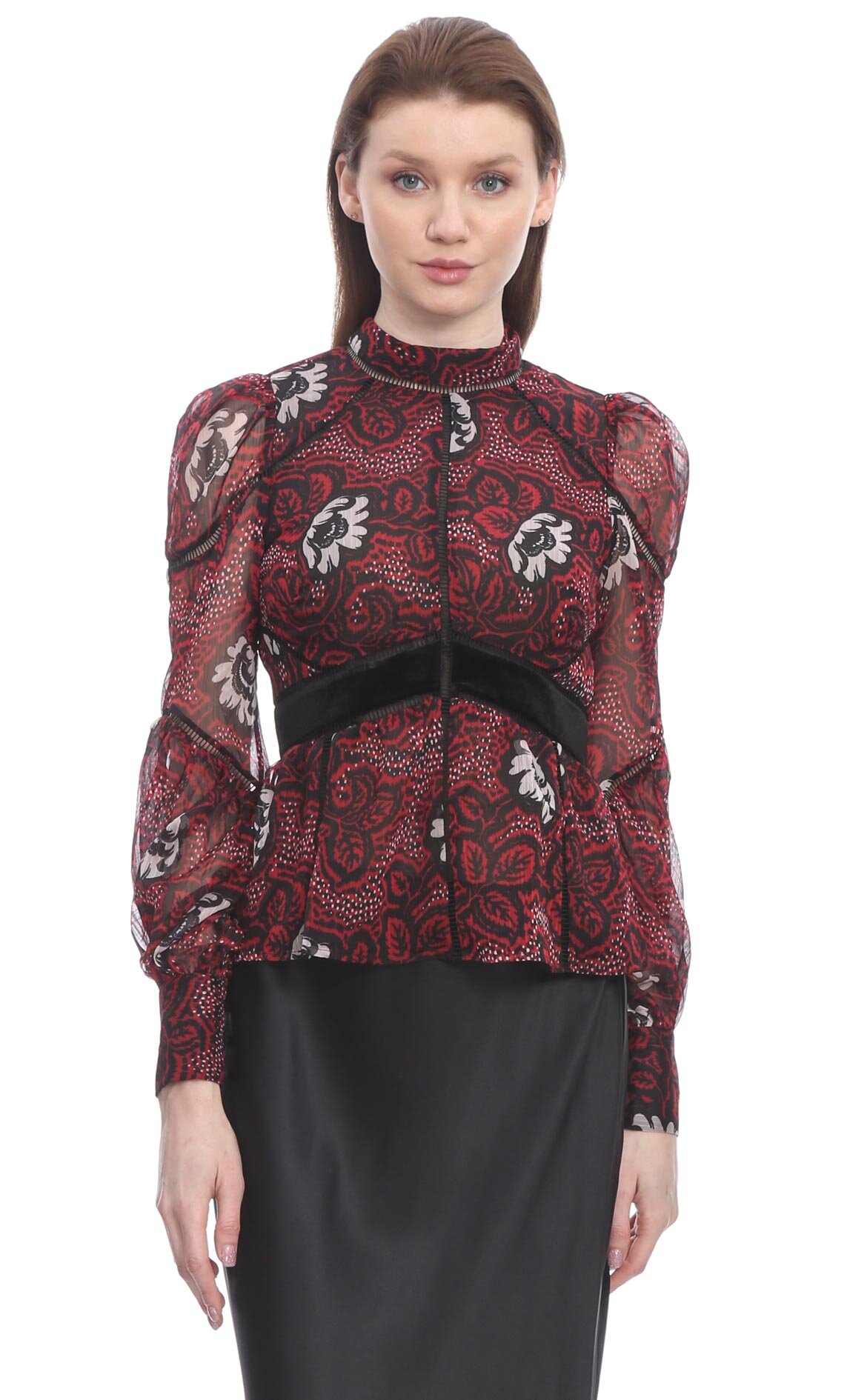 Ted Baker-Ted Baker Kırmızı Bluz