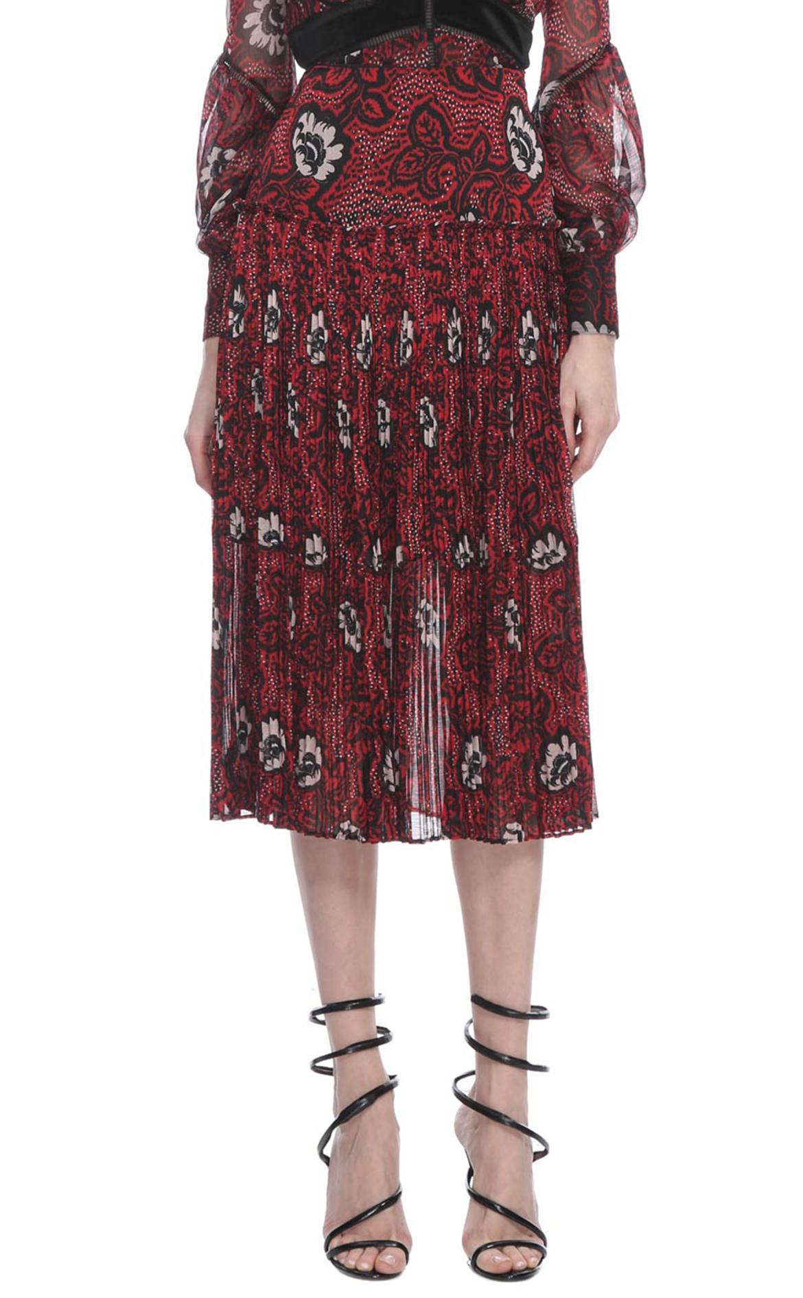 Ted Baker-Ted Baker Kırmızı Etek