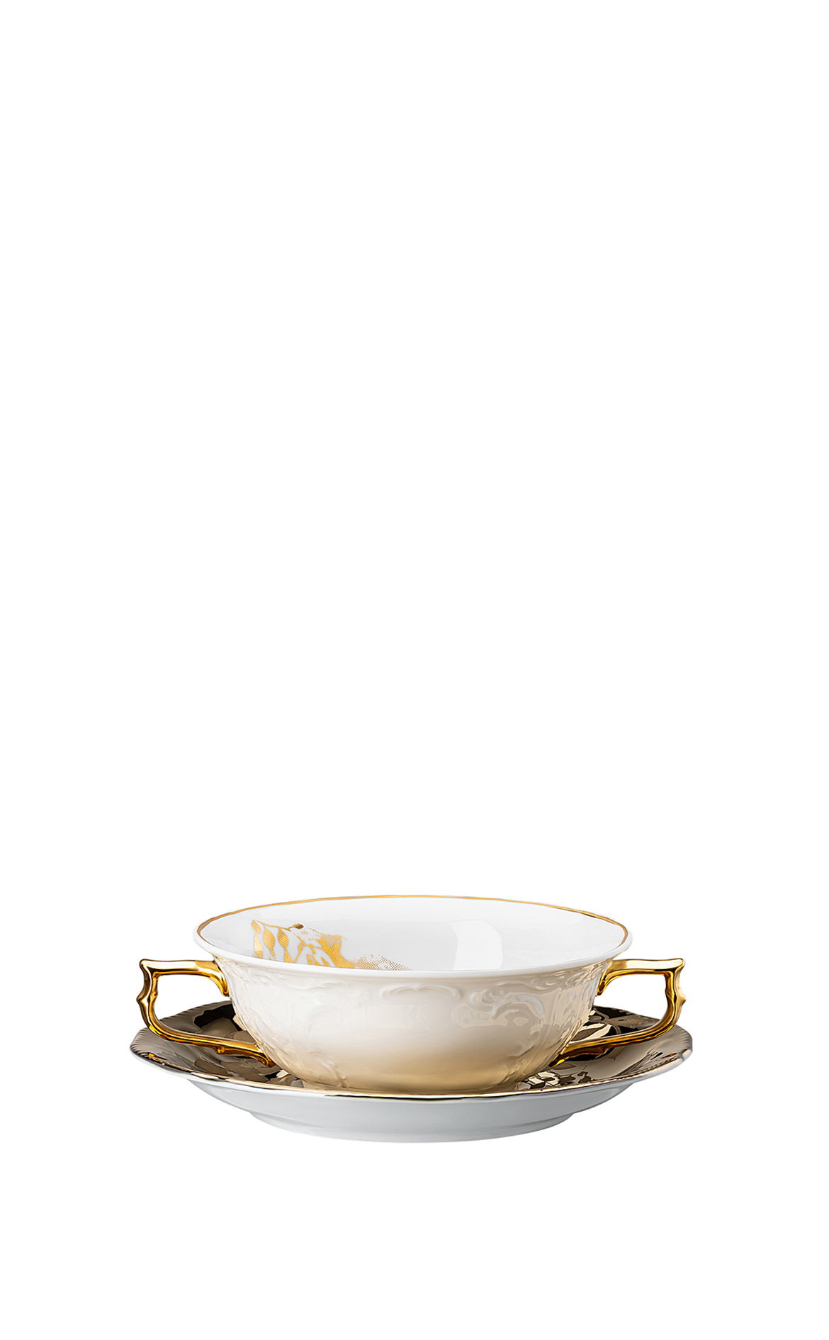 Rosenthal-HERITAGE MIDAS -  CIFT KULPLU CORBA KASESI VE TABAGI Rosenthal-HERITAGE MIDAS -  CIFT KULPLU CORBA KASESI VE TABAGI