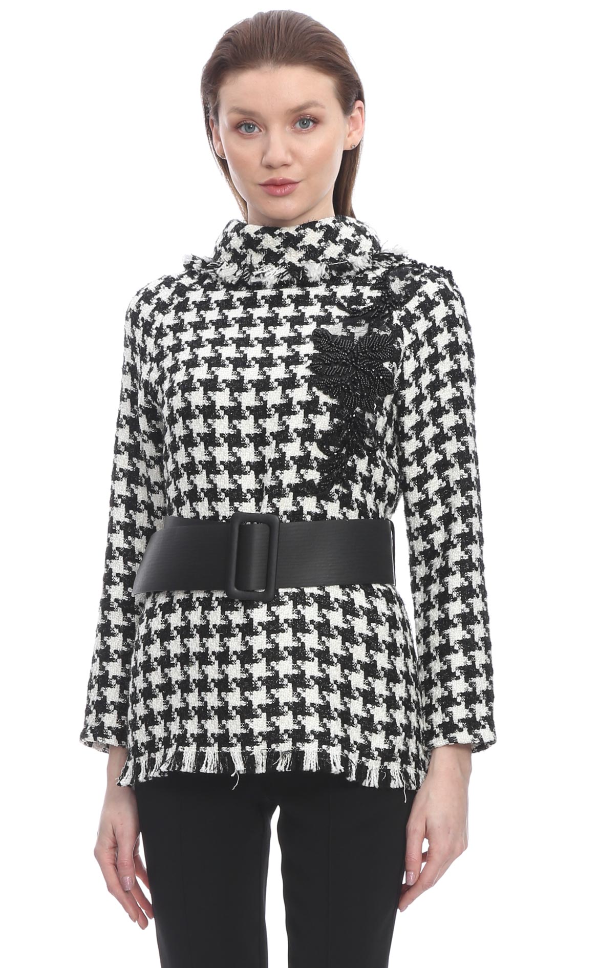 Qupra-Qupra Siyah/Beyaz Bluz Qupra-Qupra Siyah/Beyaz Bluz