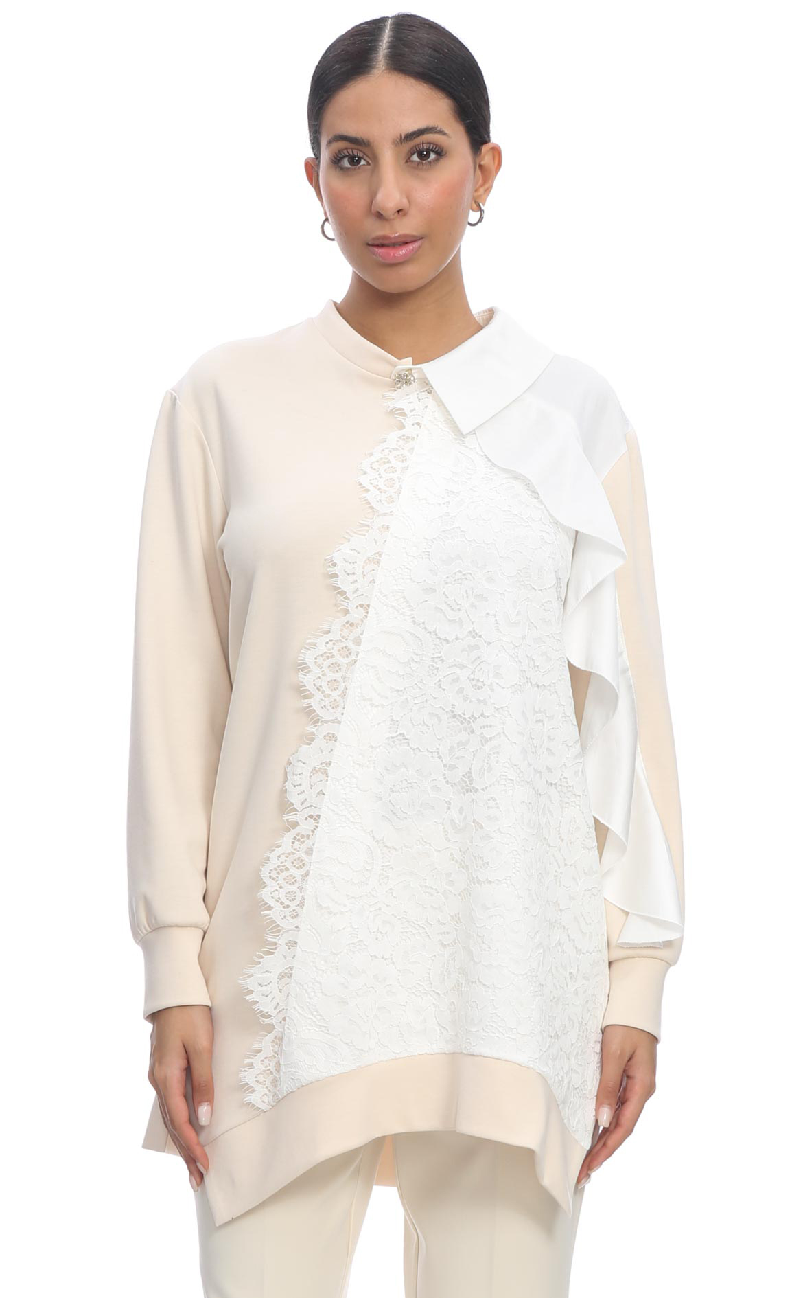 Qupra-Qupra Ekru Bluz