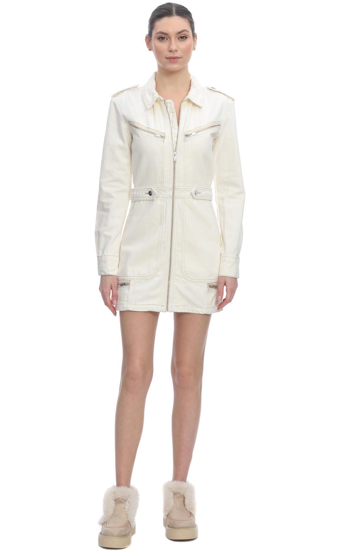 New İn-New in Lacivert Elbise