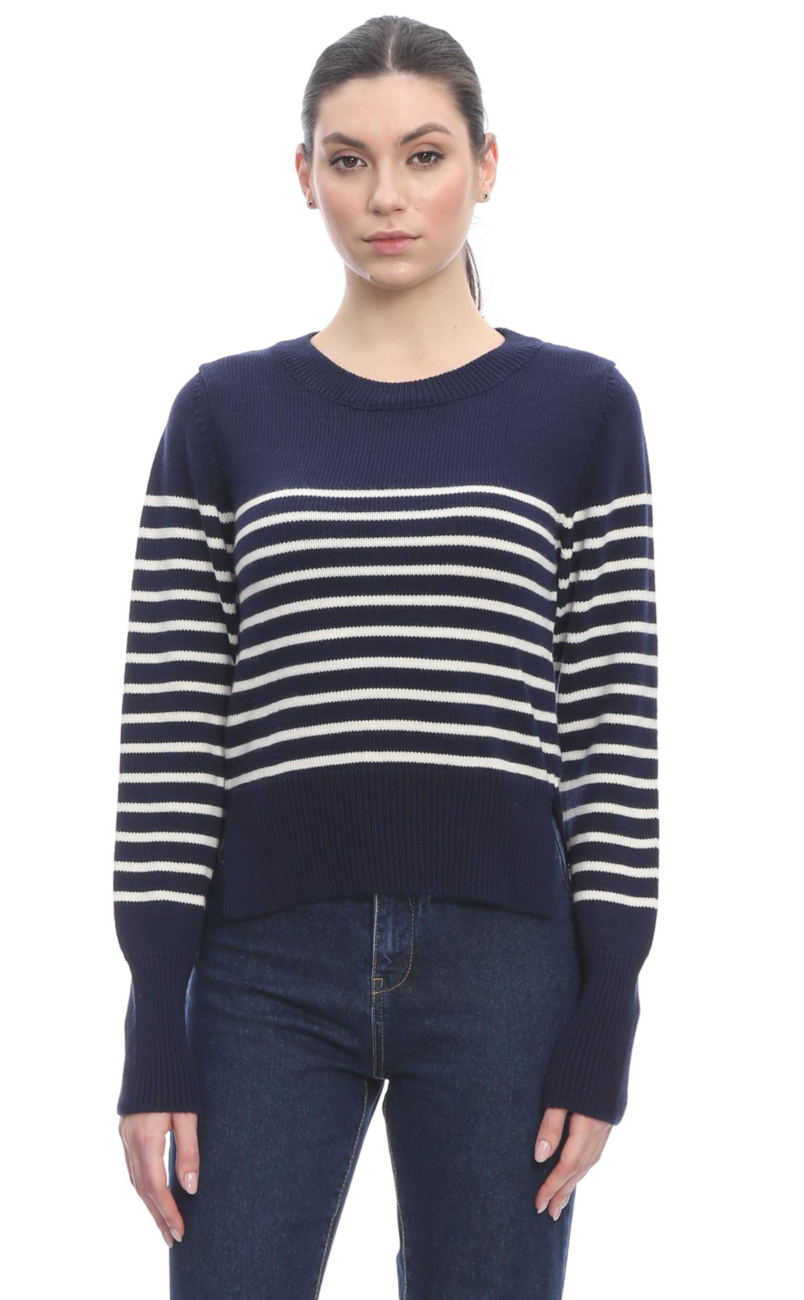 New İn-New İn Lacivert Kazak