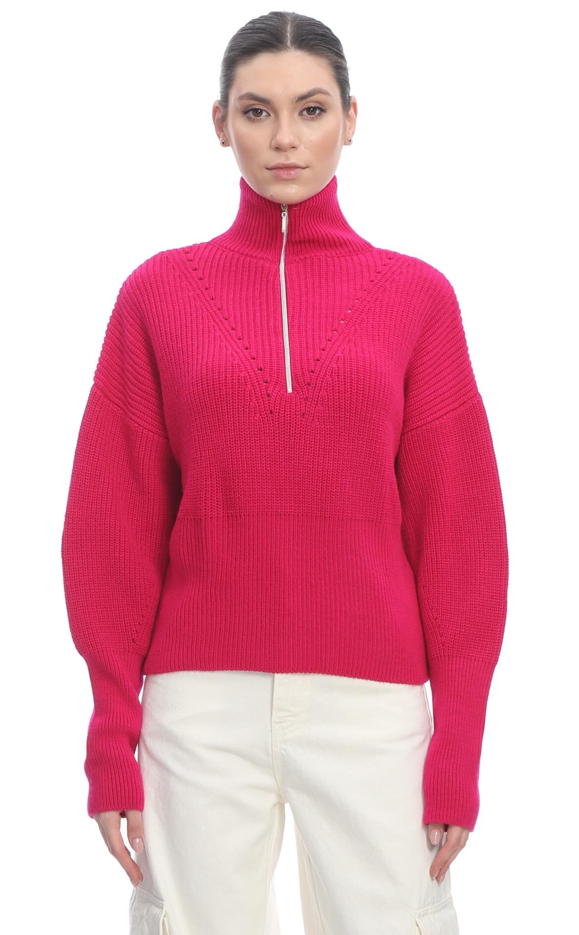 New İn-New İn Fuşya Kazak