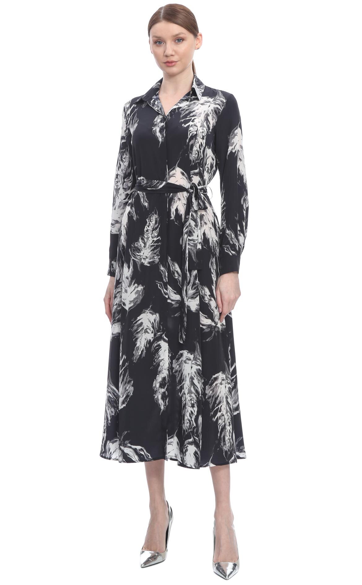 Maisa-Maisa Siyah/Beyaz Elbise