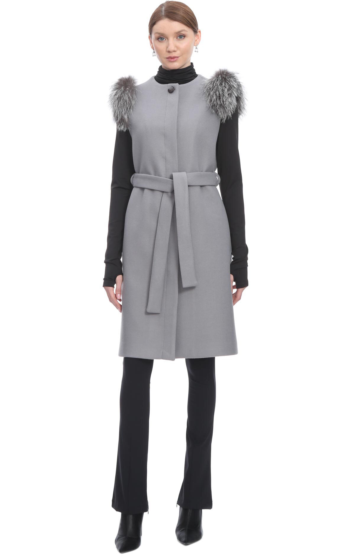 Qupra-Qupra Gri Yelek