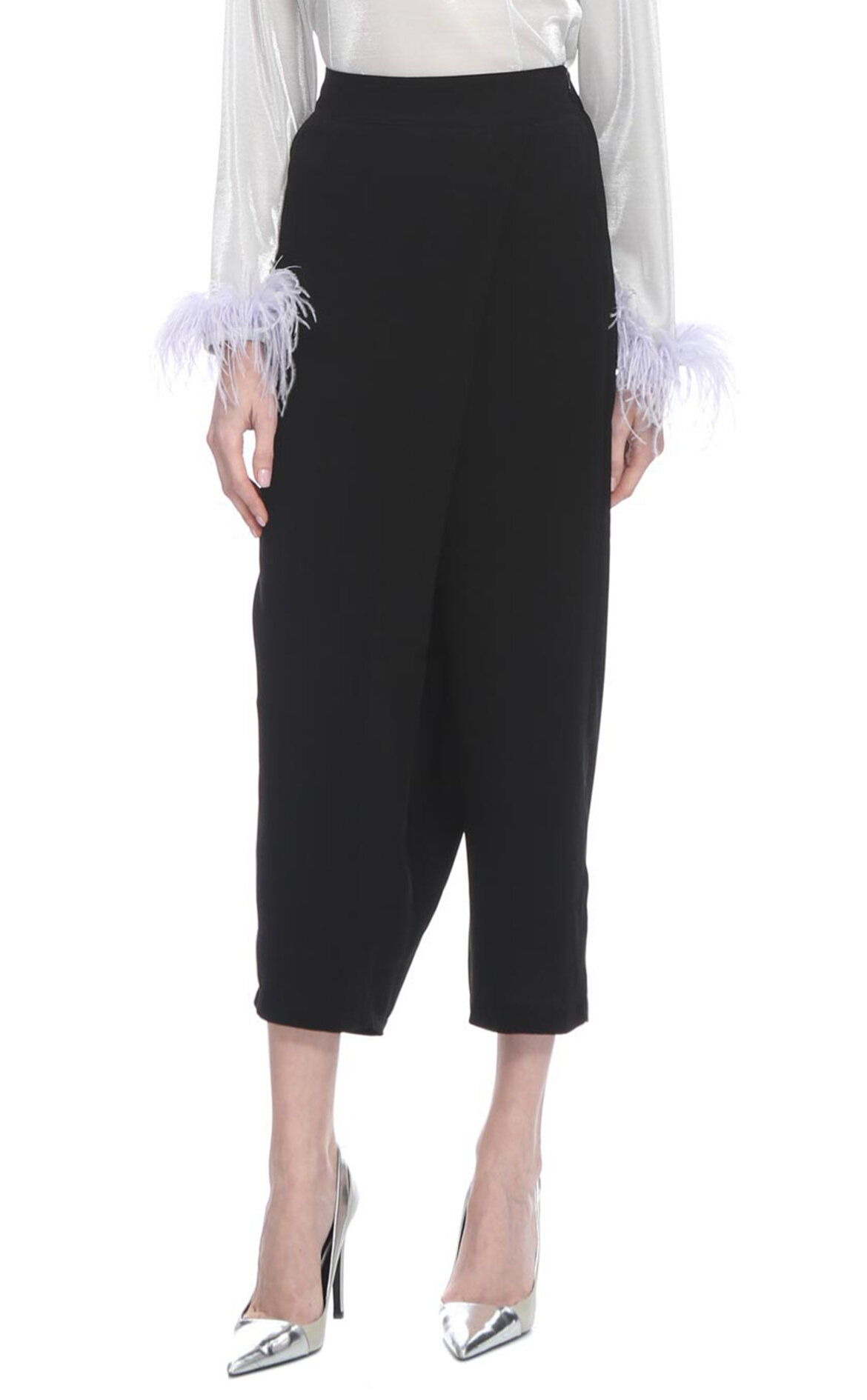 Yaqa-Yaqa Siyah Pantolon