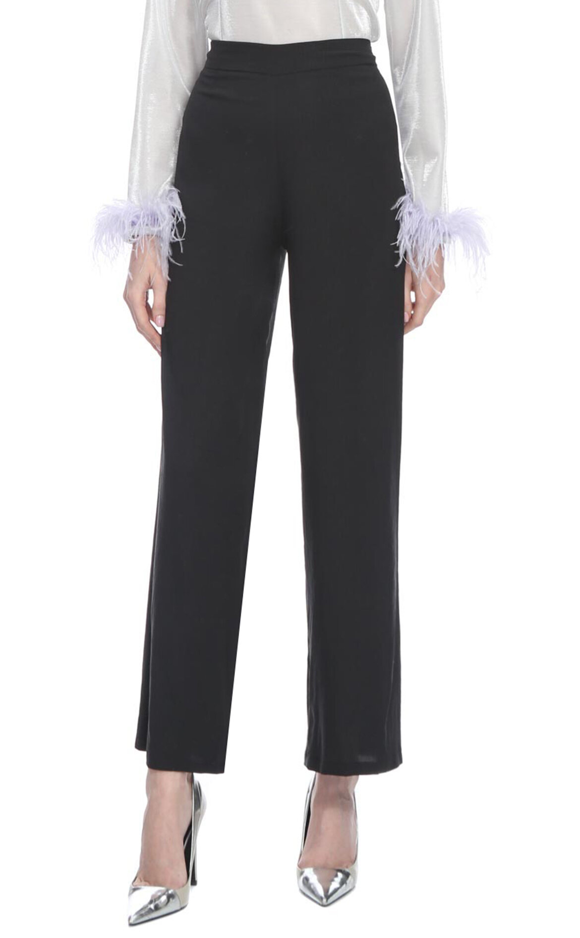 Yaqa-Yaqa Siyah Pantolon