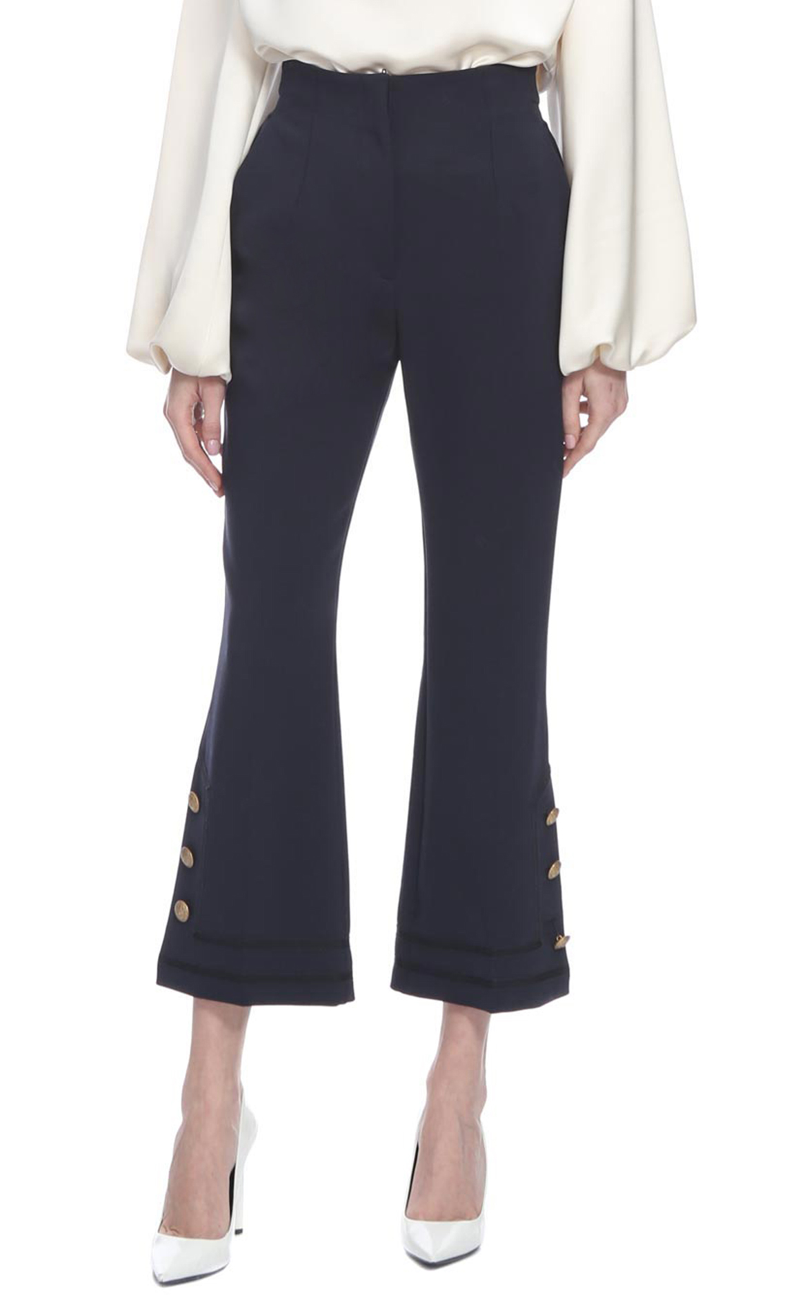 Alberta Ferretti -Alberta Ferretti Lacivert Pantolon Alberta Ferretti -Alberta Ferretti Lacivert Pantolon