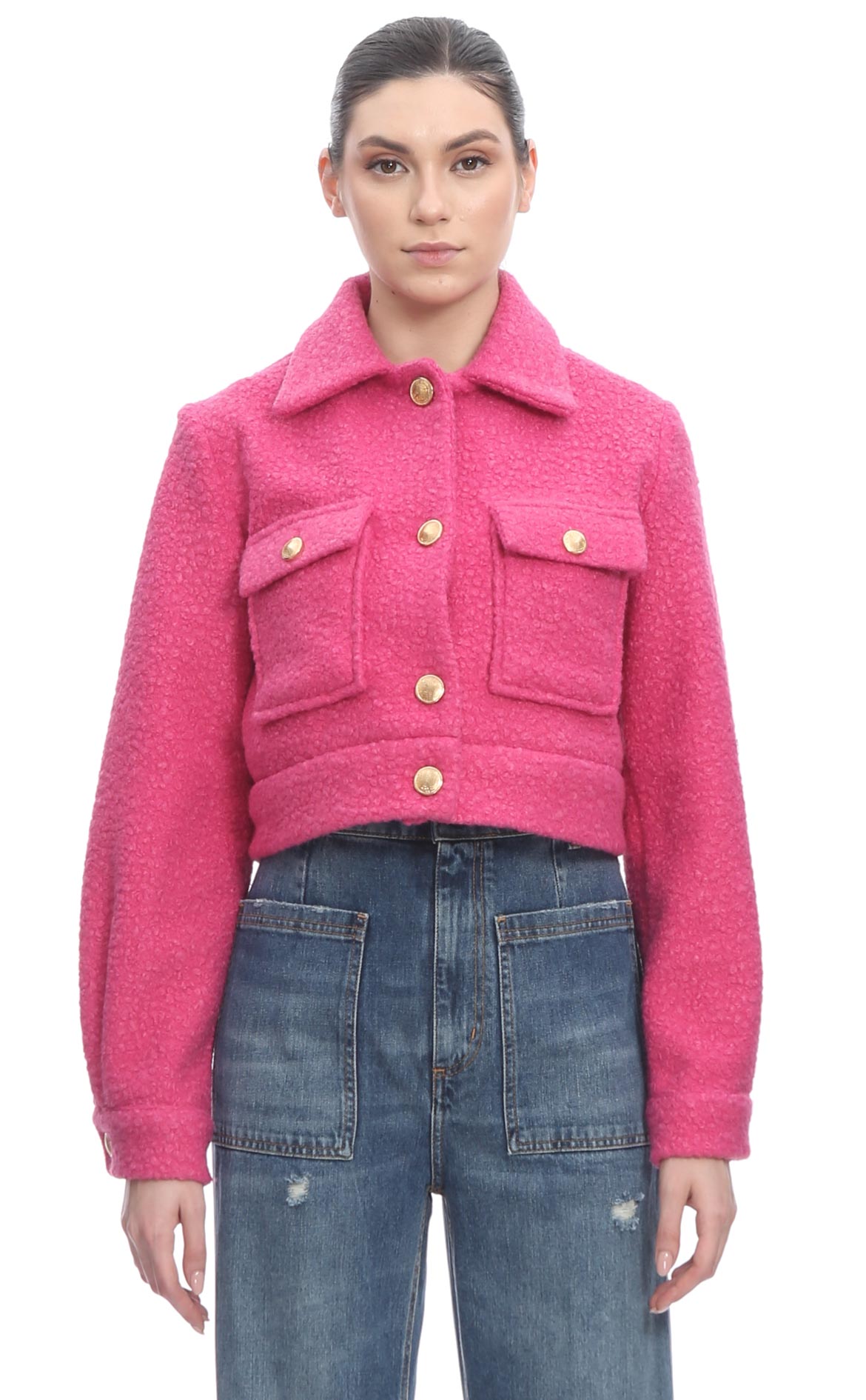 All Sences-All Sences Pembe Ceket All Sences-All Sences Pembe Ceket