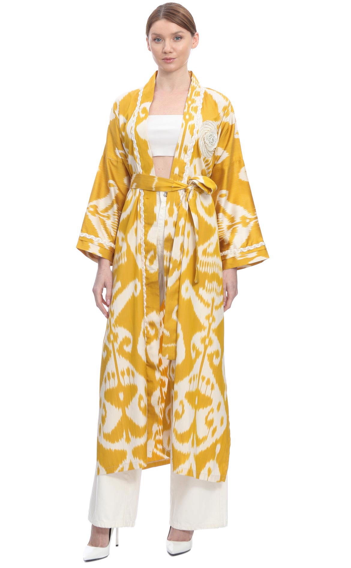 Haral Design-Haral Desing Sarı Kaftan Haral Design-Haral Desing Sarı Kaftan