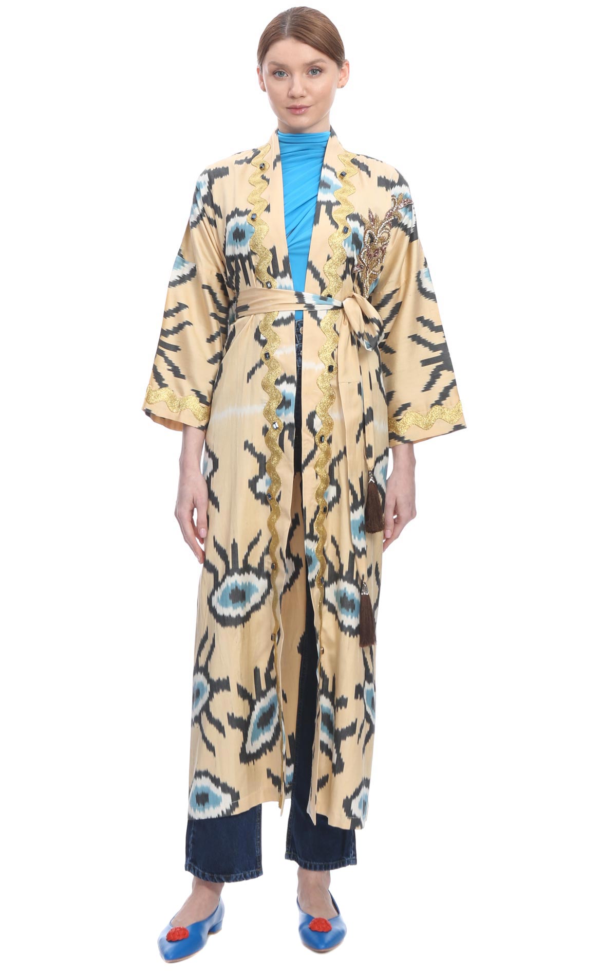 Haral Design-Haral Desing Bej Kaftan Haral Design-Haral Desing Bej Kaftan