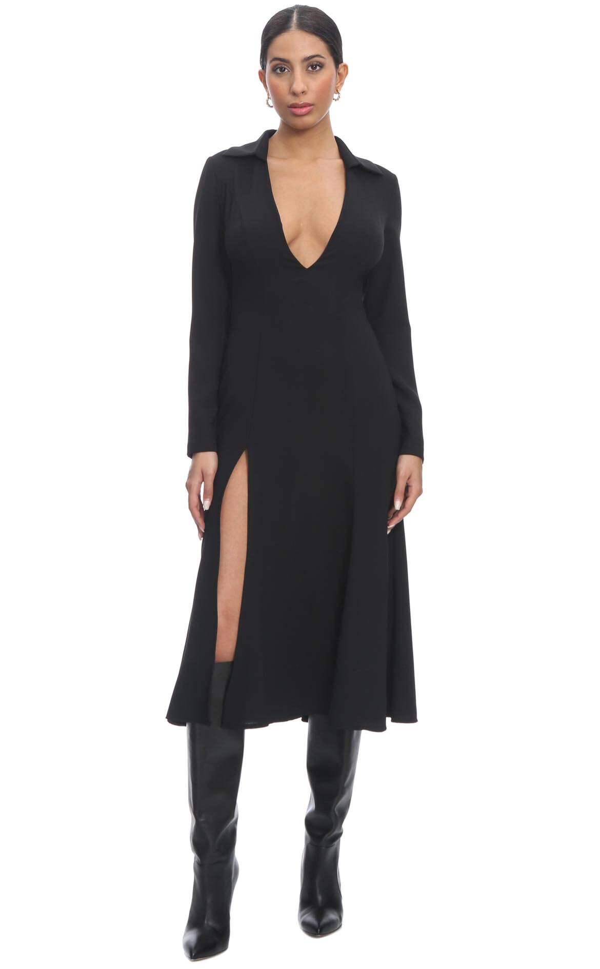 Quatervois-Quartervois Siyah Elbise