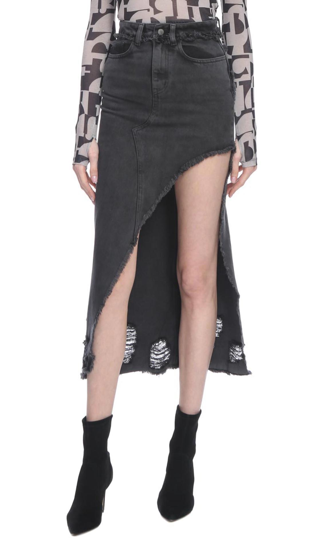 Cotier Denim-Cotier Denim Siyah Etek Cotier Denim-Cotier Denim Siyah Etek