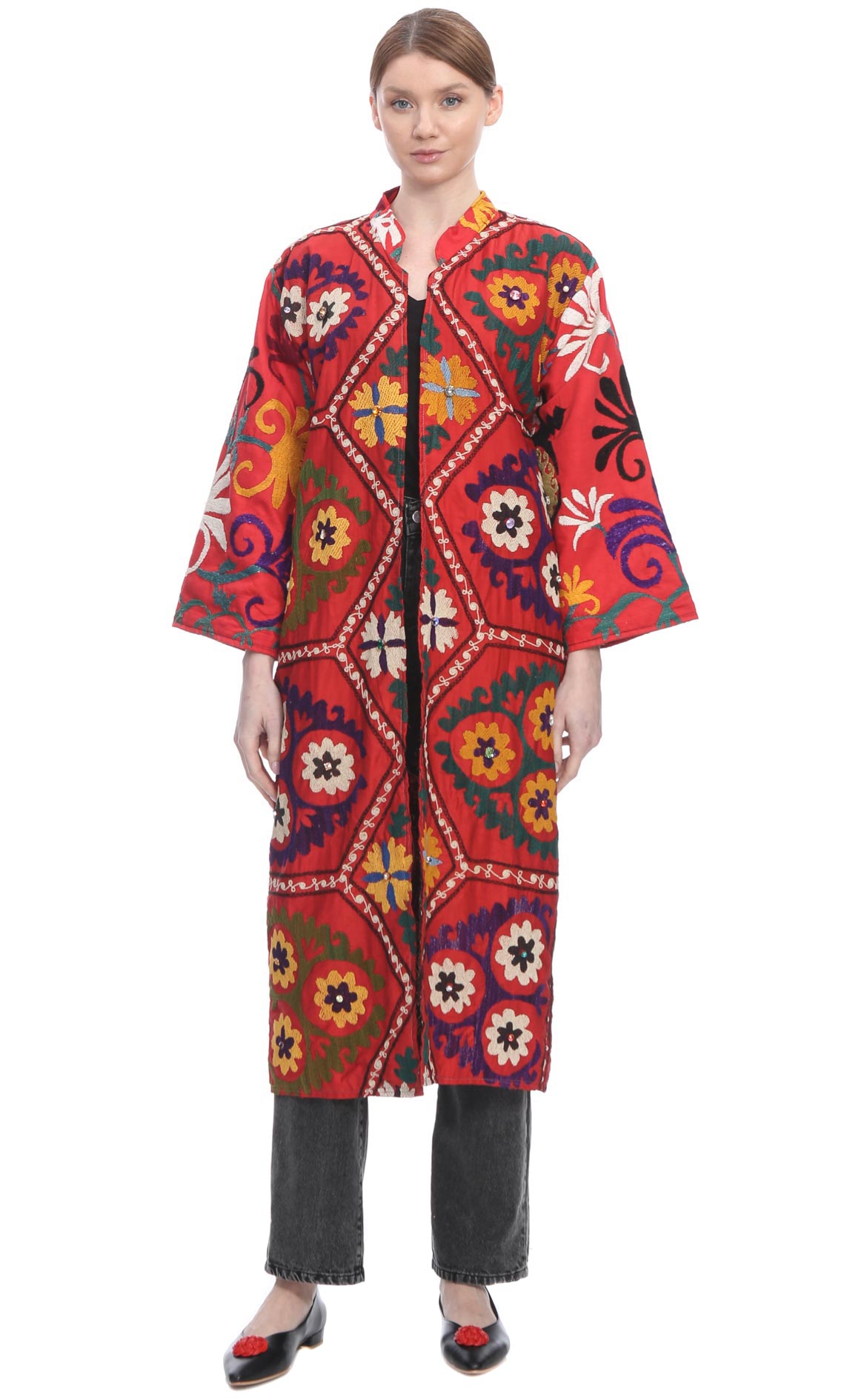 Haral Design-Haral Desing Kırmızı Kaftan Haral Design-Haral Desing Kırmızı Kaftan
