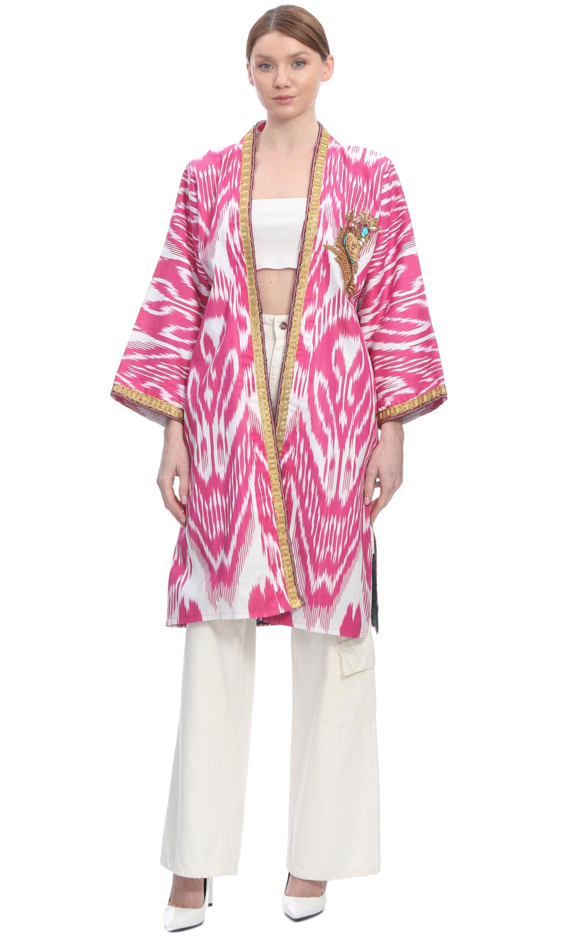 Haral Design-Haral Desing Fuşya Kaftan Haral Design-Haral Desing Fuşya Kaftan