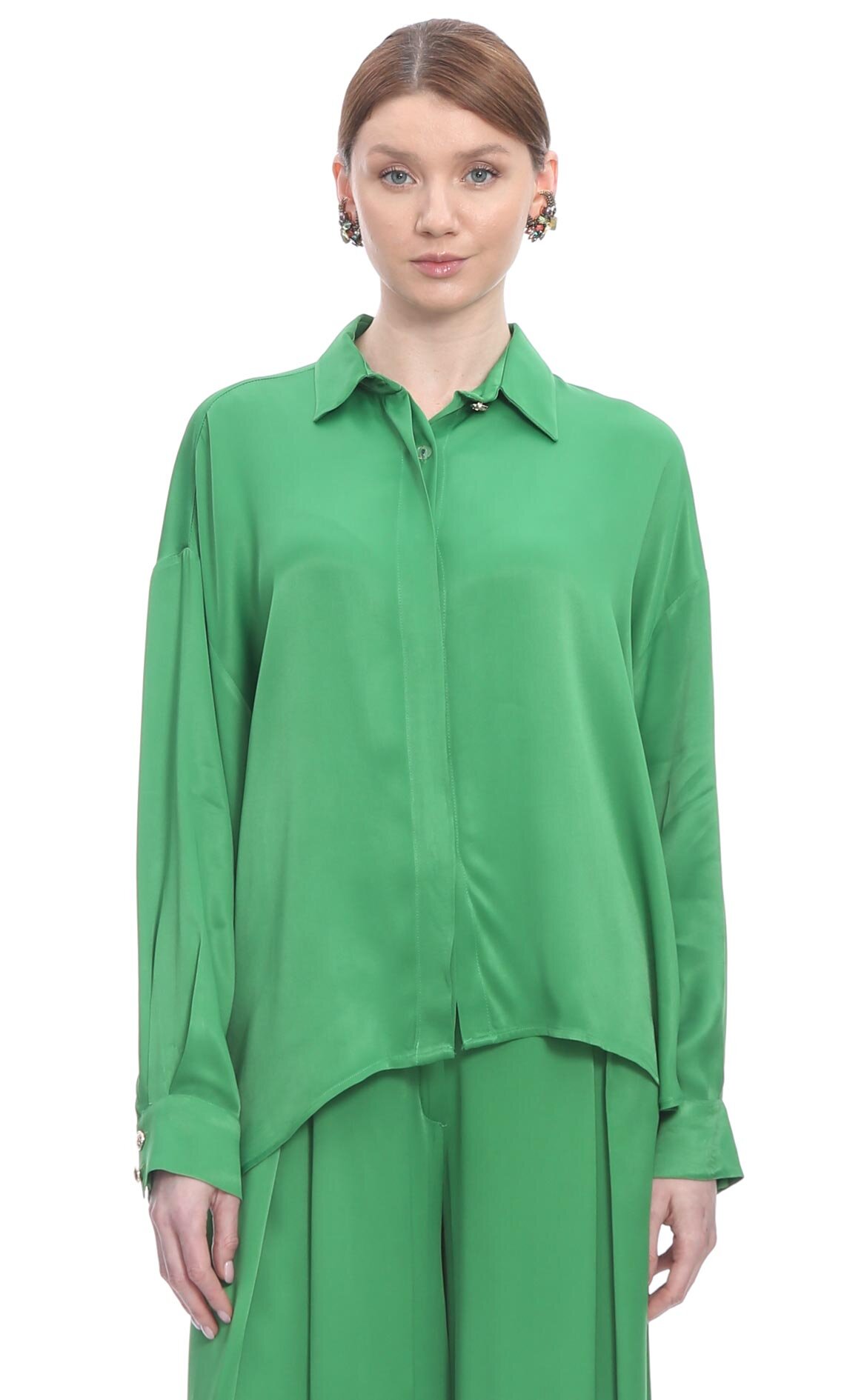 Aeedam-Aeedam Yeşil Gömlek