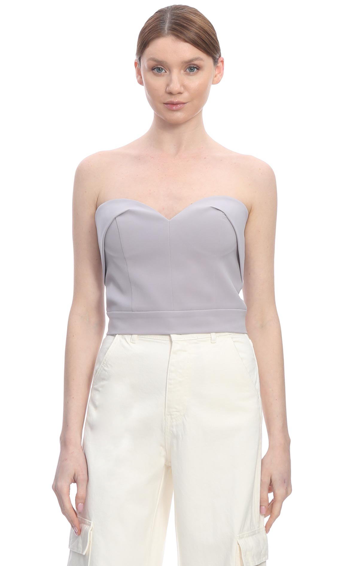 Aeedam-Aeedam Gri Büstiyer Aeedam-Aeedam Gri Büstiyer