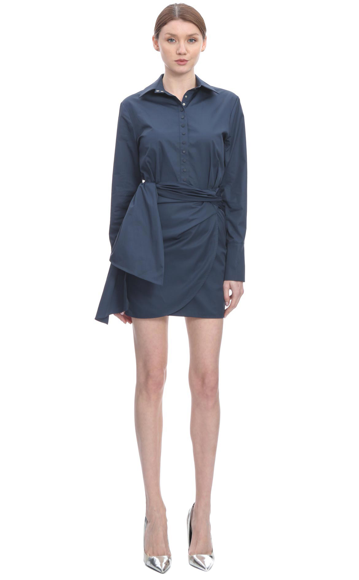 Lovemetoo-Love Me Too Lacivert Elbise Lovemetoo-Love Me Too Lacivert Elbise