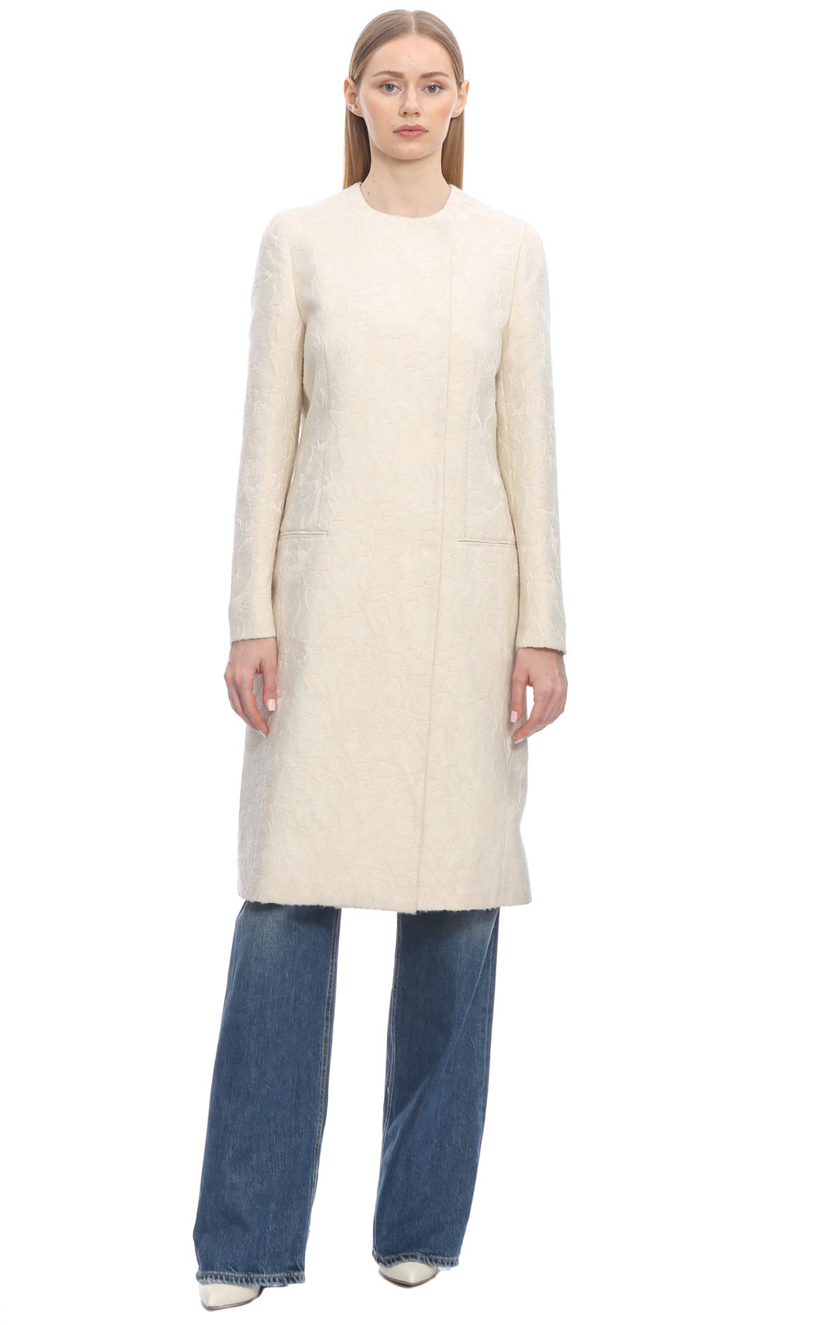 Lanvin-Lanvin Ekru Palto Lanvin-Lanvin Ekru Palto
