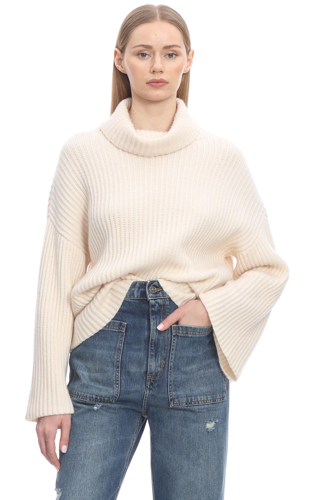 Allude-Allude Ekru Kazak Allude-Allude Ekru Kazak