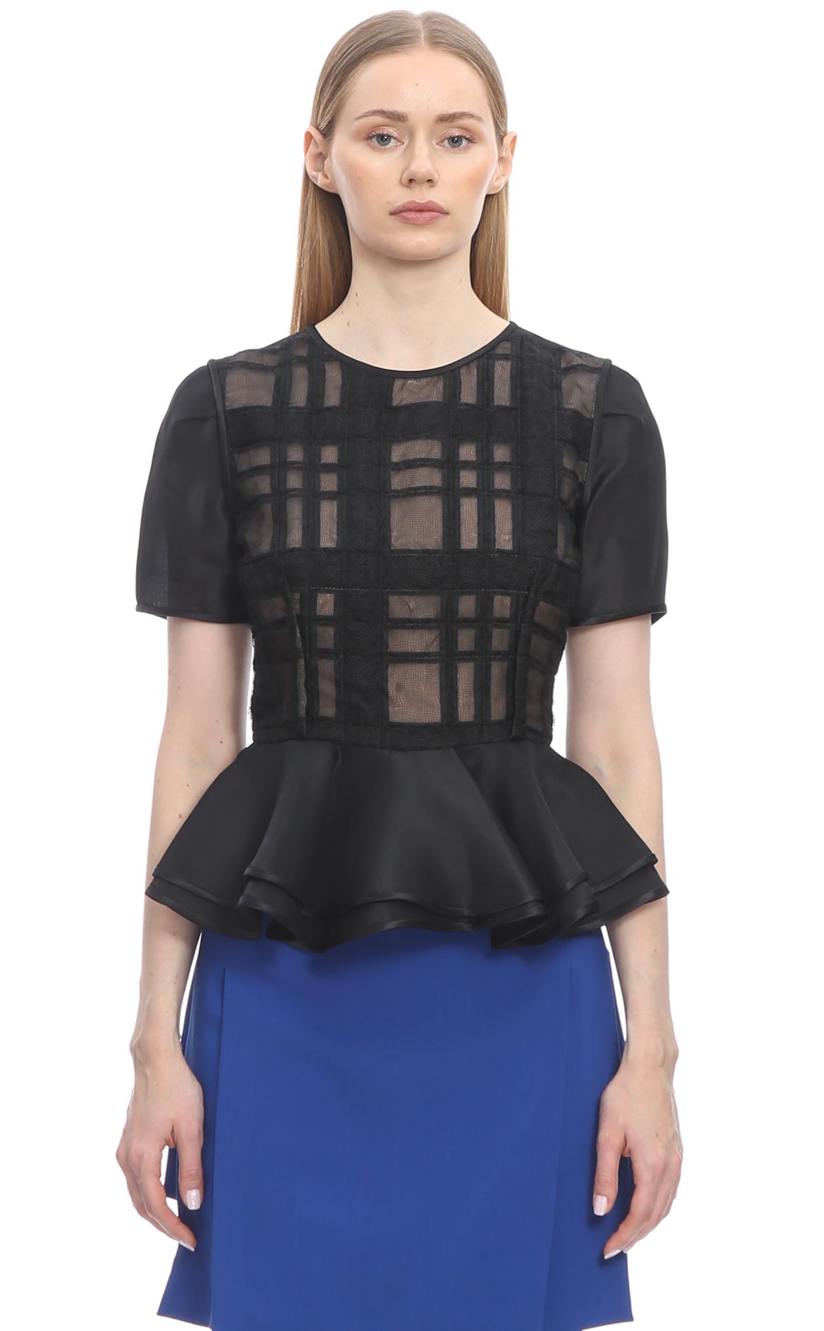 Prabal Gurung-Prabal Gurung Siyah Bluz