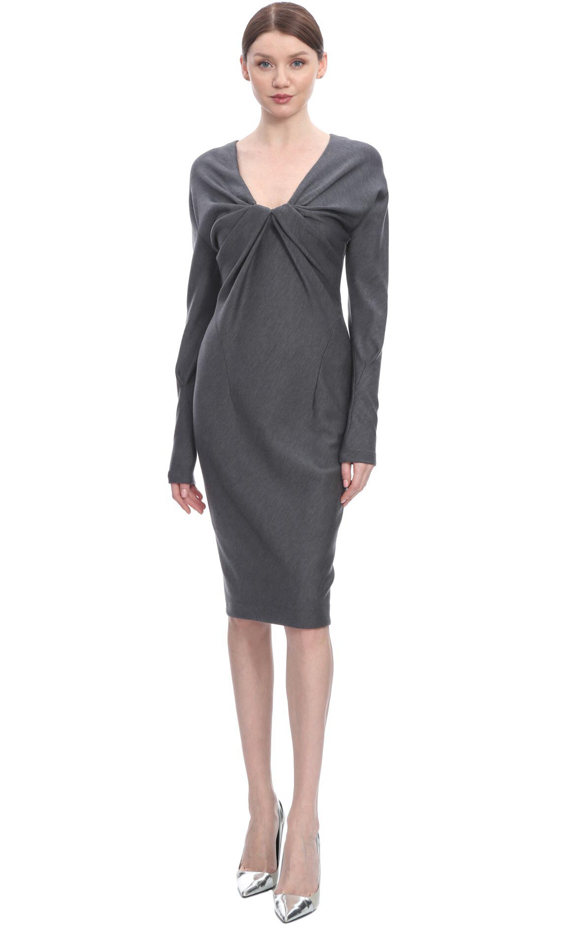 Donna Karan-Donna Karan Gri Elbise