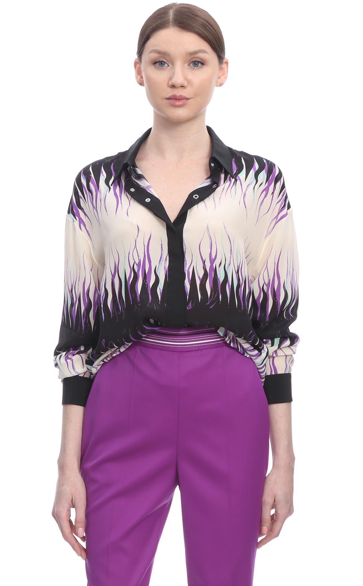 Fausto Puglisi-Fausto Puglisi Renkli Gömlek Fausto Puglisi-Fausto Puglisi Renkli Gömlek